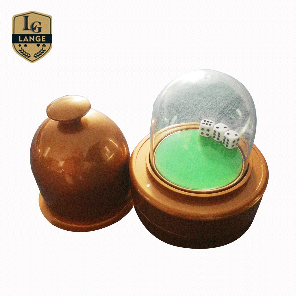 Luxury Gambling Dice Shaker Golden Color Electronic Dice Shaker Cup ...