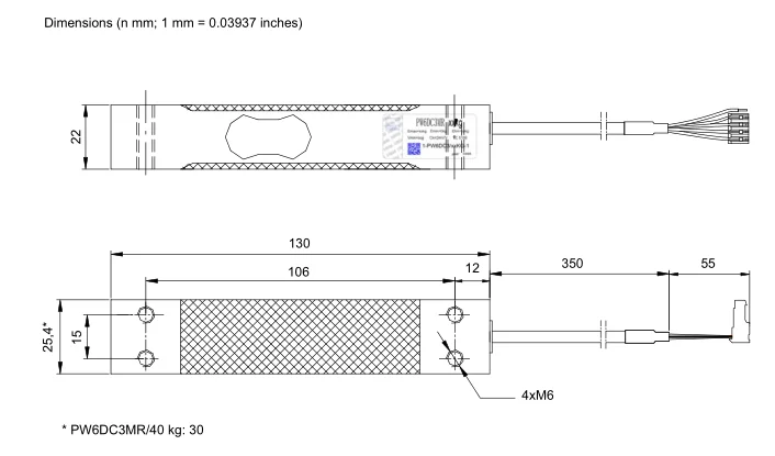 HBM PW6D Load Cell - Precision Weighing Solutions