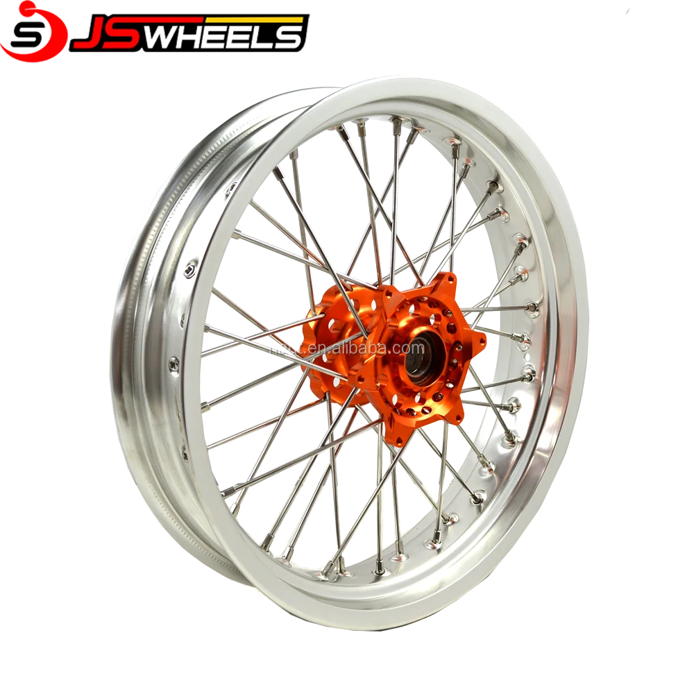 Sx450 17inch Aluminum Alloy Anodized Supermoto 36 Holes Spoke Wheel