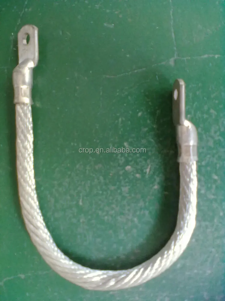 Copperbraidedflexible Connector,Earth Grounding Straps - Buy Copper ...