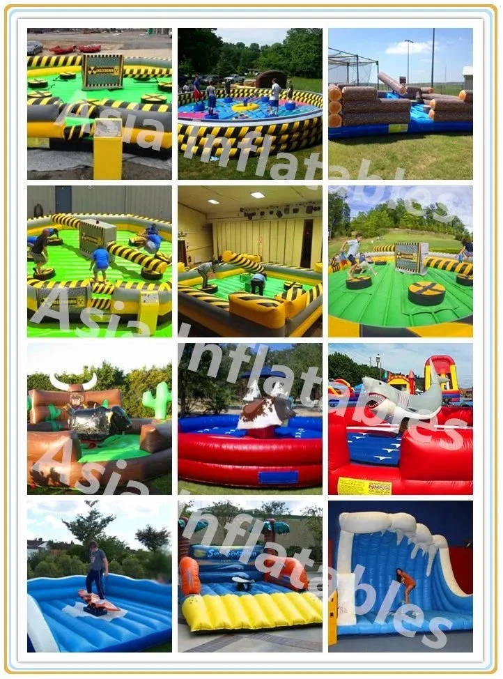 Sport Game Inflatable Meltdown Machine For Sale / Inflatable Sweeper ...