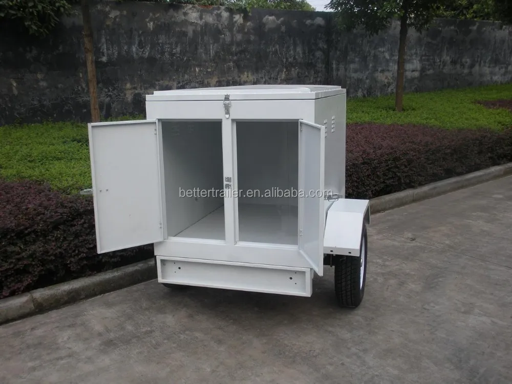 Powder Coated 4x4 Small Enclosed Dog Trailer - Buy Dog Trailer For Sale ...
