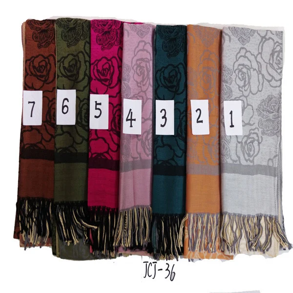 Ladies Design Quality Latest New Fashion Iborun Mix Color Style Shawls ...