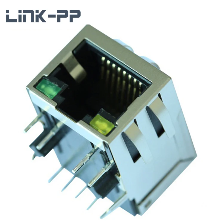 J00-0045nl Pcb Mounting Shielded Modular Jack Ethernet Rj45 Connector ...