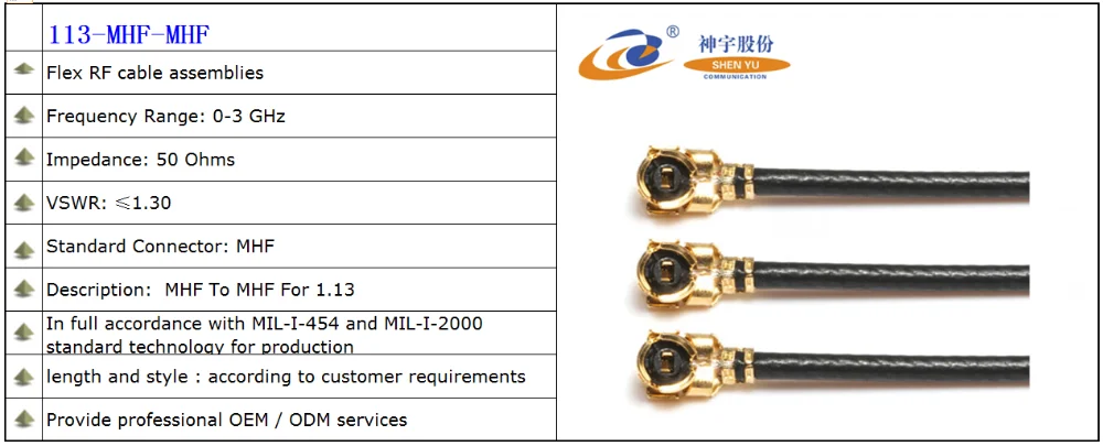 Ufl Ipx To Ufl Ipx Female 1.13mm Rf Coaxial Cable Assembly Antenna Wifi ...