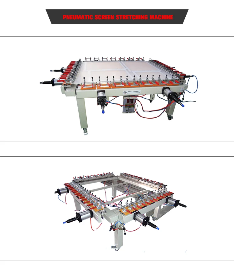 Large-size Automatic Silk Screen Printing Stretching Machines For ...