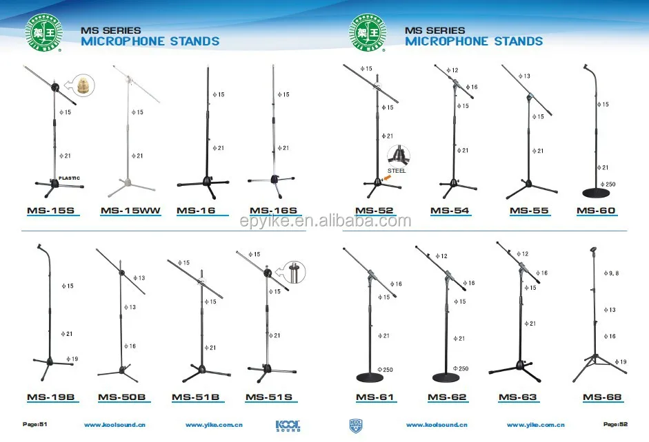 Studio Desktop Mic Stand With 13" Flexible Gooseneck And Round Weighted ...