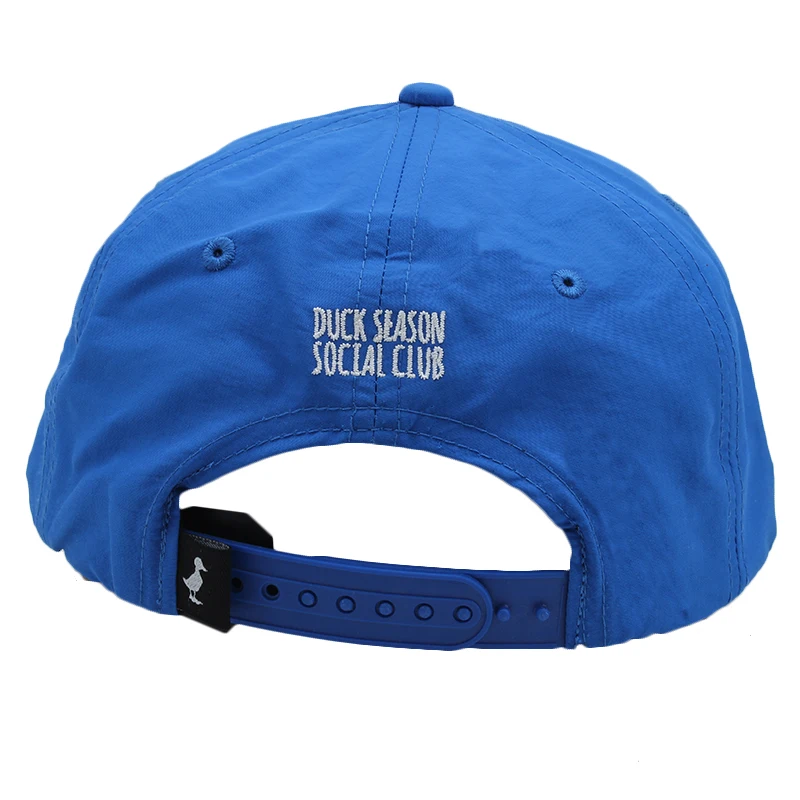 5 Panel Black Color Unstructured Snapback Caps Nylon