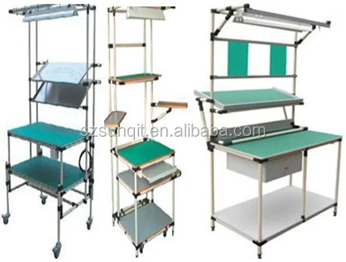Assembly Line Esd Lean Tube Worktable - Buy Lean Tube Worktable,Lean ...