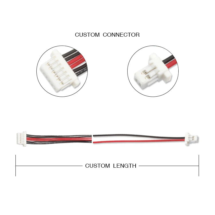 Custom Connector Molex 51146 5pin 3pin Vh 3.96mm Pitch Mini Micro Jst Gh 1.25mm Pitch Wire ...