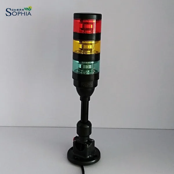 12v 24v IP67 Rotating Revolving Tower Beacon Light LED