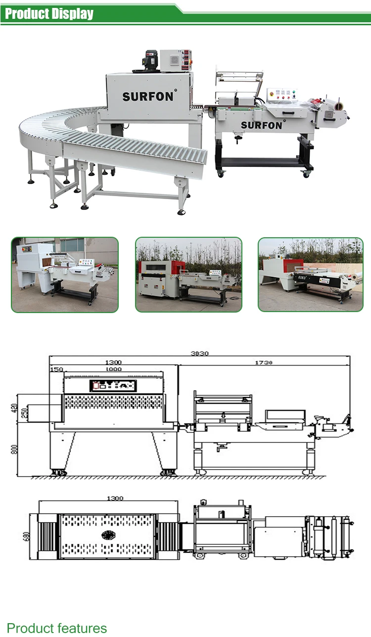 Continuous L Jig Saw Sealing and Shrink Packing Machine