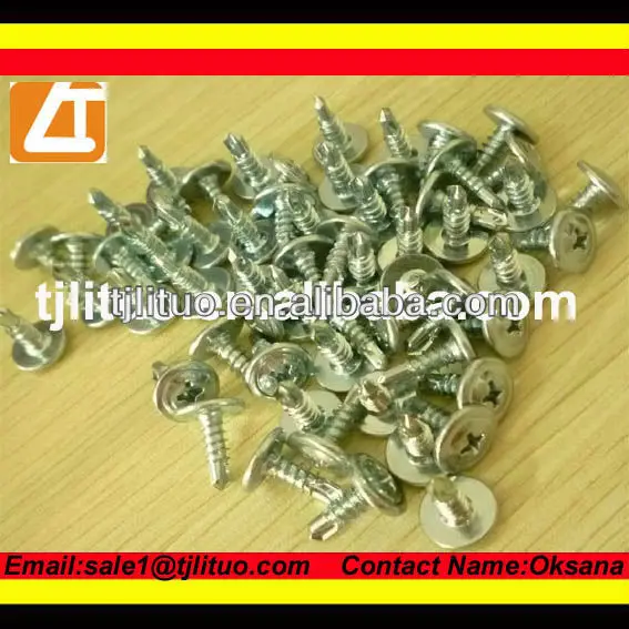 Durable Wafer Head Stitching Screw - Phillips Point 4.2x13