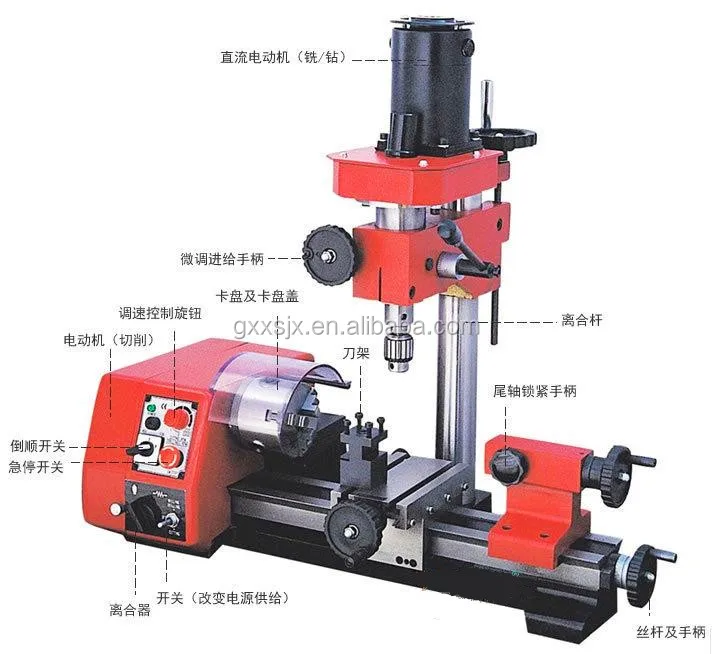 Mt9510 Lathe Mini Multi-purpose Machine - Buy Mini Multi-purpose ...