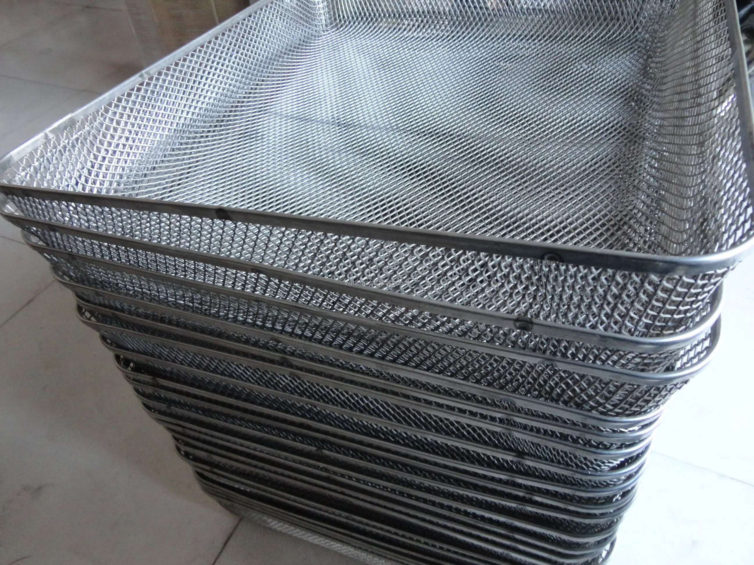Customized Stainless Steel Wire Mesh Basket/wire Basket Box - Buy Wire ...