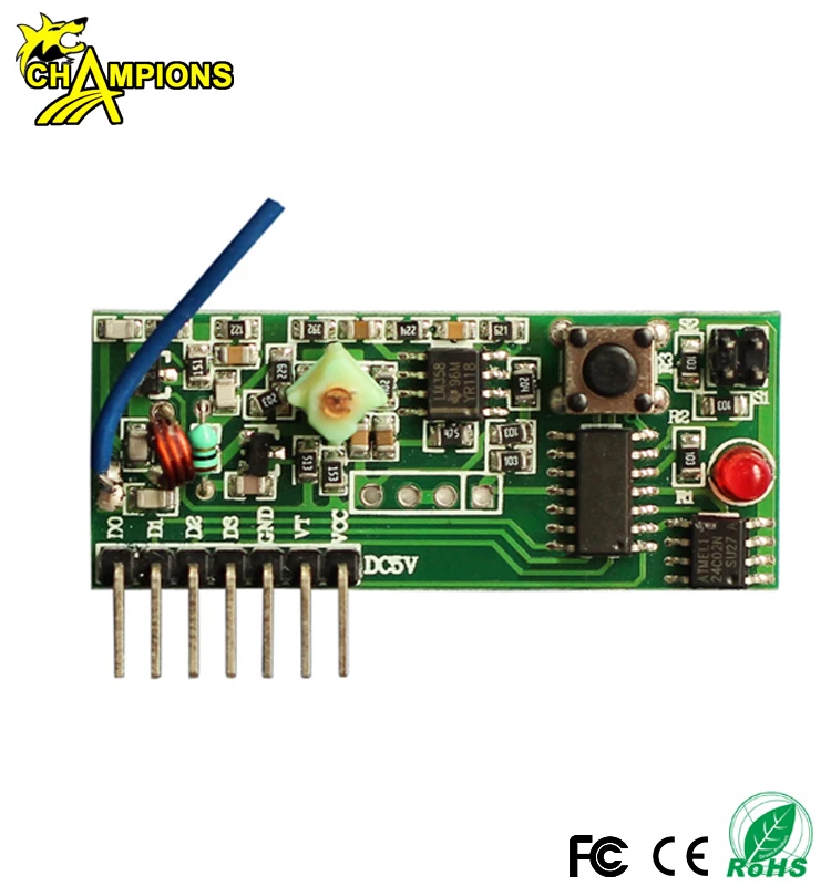 Wireless Superregenerative Receive Module with Decoding