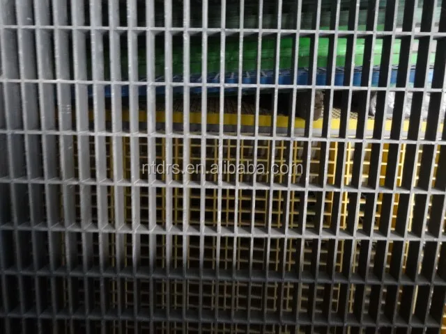FRP/GRP Moltruded Retangular Mesh Grating for Anti-corrosion