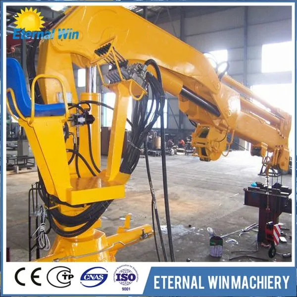7 Ton Hydraulic Telescopic Marine Ship Crane - Reliable Lifting