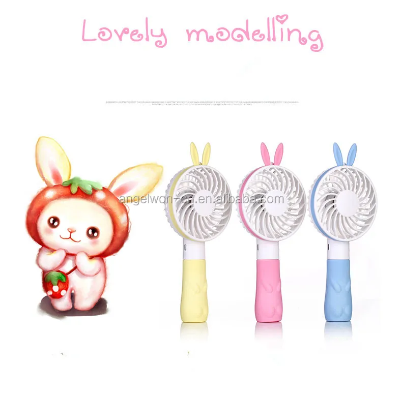 Lovely Cartoon Animal Shape Usb Fan Students Portable Mini Fan For ...
