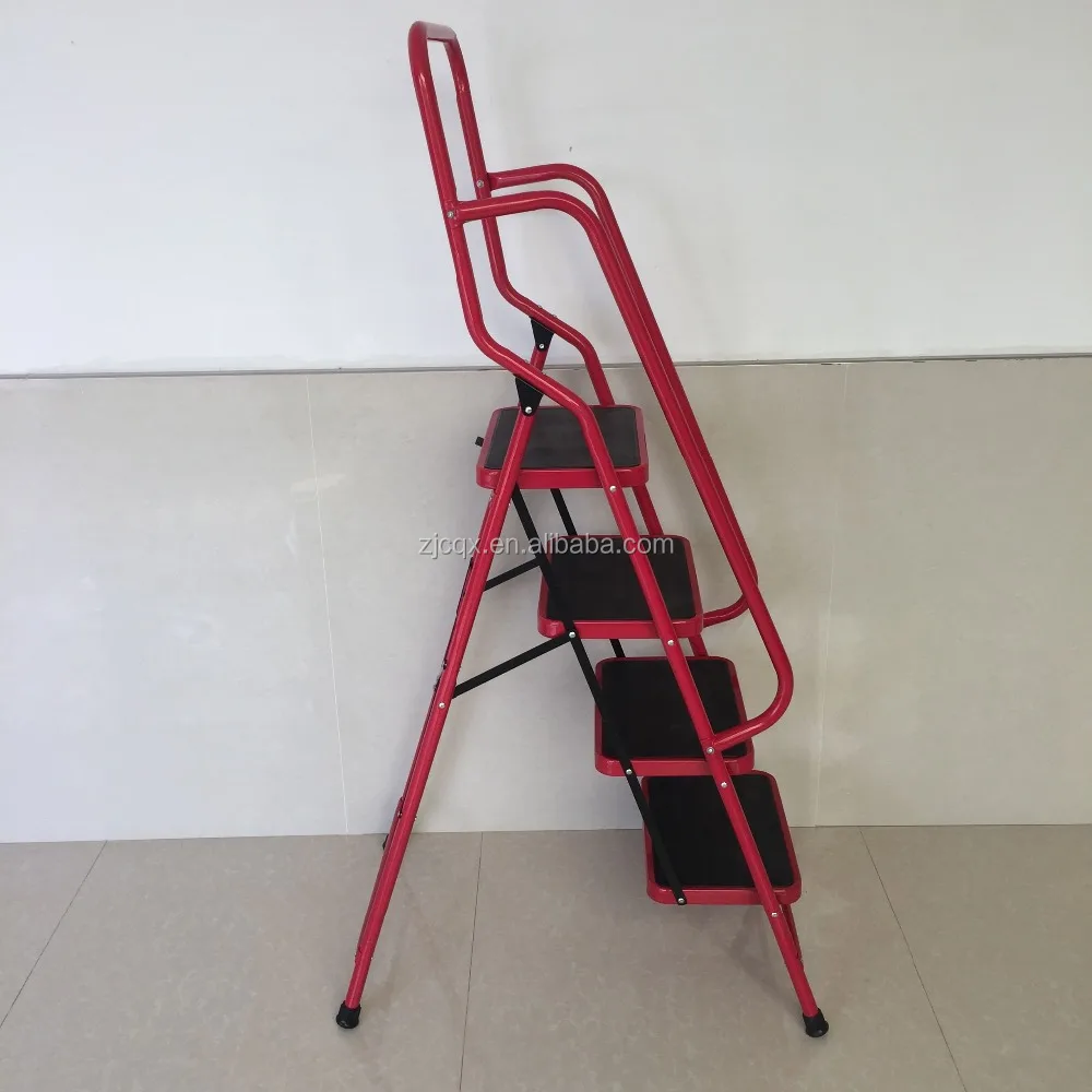 2 Step Stool Folding Ladder Safety Handrail Rail - Buy 2 Step Stool ...
