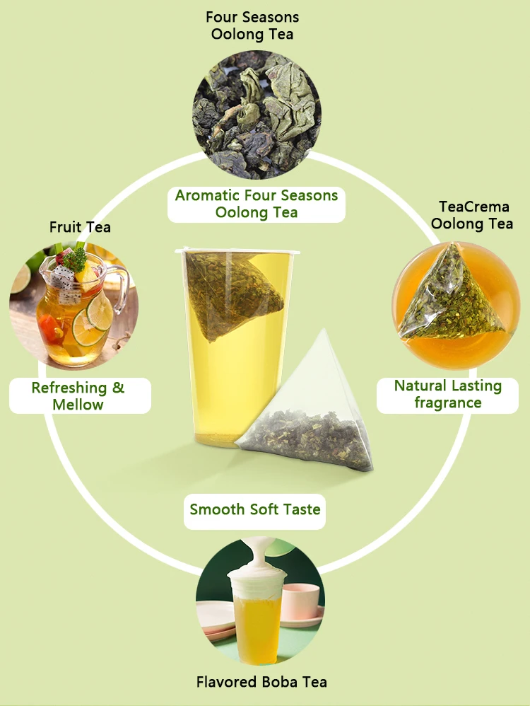 Instant Organic Shredded Loose Leaf Four Seasons Oolong Tea Bubble ...