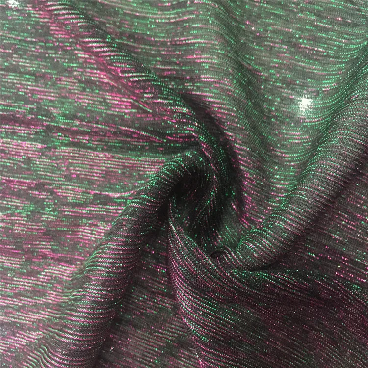 Metallic Materials Lame Moon Light Gold Shiny Silk Lurex Fabric - Buy ...