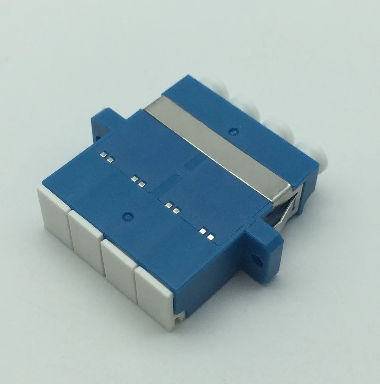 Single Mode Ftth Om3 Lc Apc Network Duplex Shutter Coupler Optical Fiber Adapter - Buy Lc ...