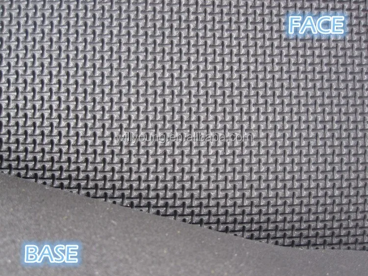 3mm Shark Skin Neoprene Fabric Sbr Cr Embossing Sheet Black Soft For ...