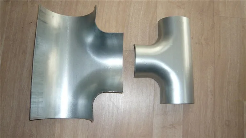 Hvac Galvanized Metal Ducting Spiral Ducting Fittings Pressed Stamped ...