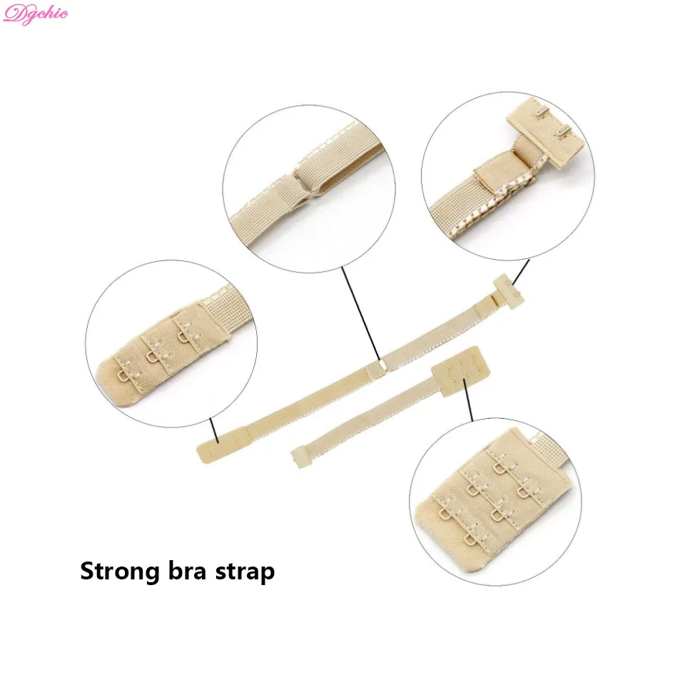 Dgchic Low Back Bra Converter - Adjustable Strap Extender