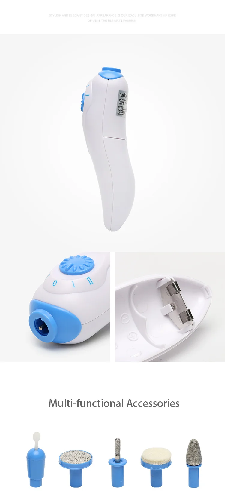 Battery Operated Mini Nail Salon Manicure Pedicure Set - Buy Manicure ...
