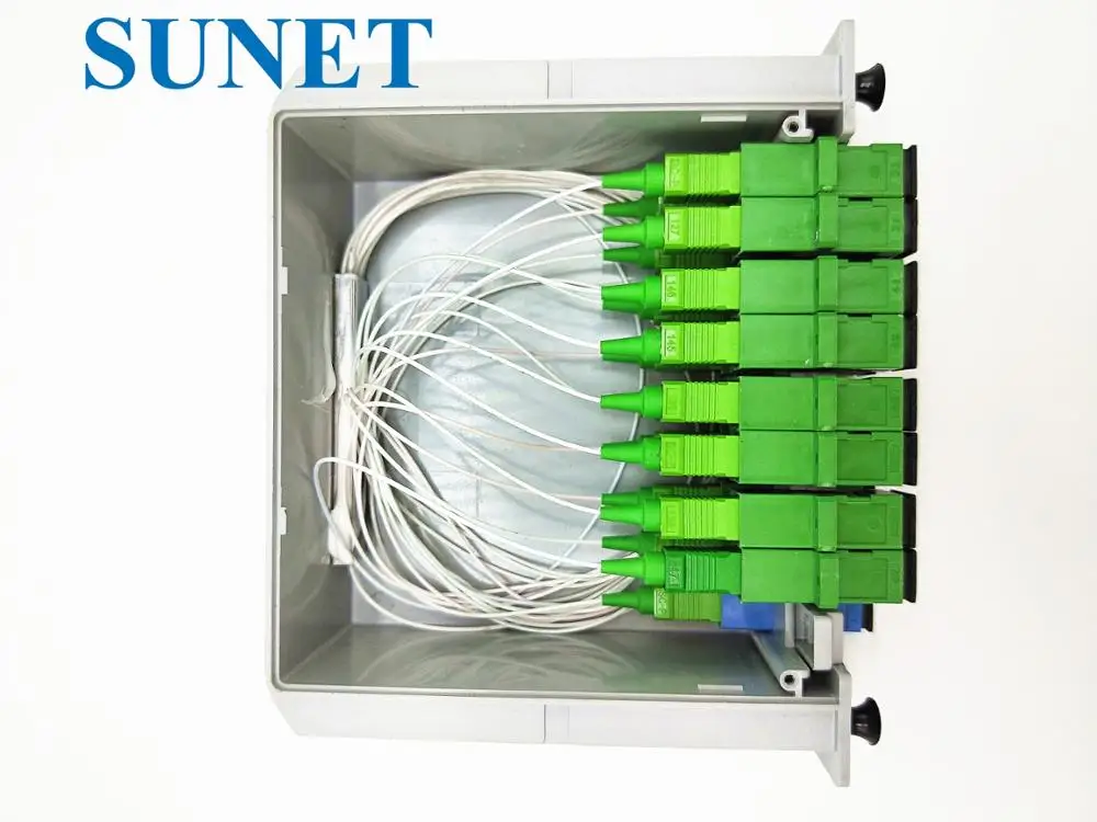 Ftth Gpon Lgx Cassette Type Fiber Optic Splitter 1x4 1x8 Plc Splitter ...