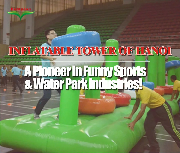 Inflatable Tower of Hanoi - Excellence in Team Building