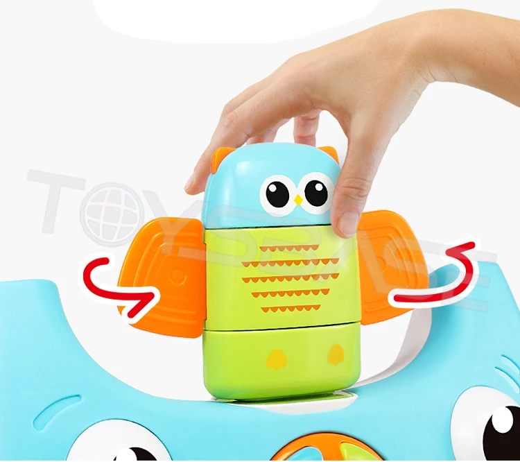 Wholesale Baby Walker 3 In 1 Big Twin Rolling Rubber Wheels Music Round ...