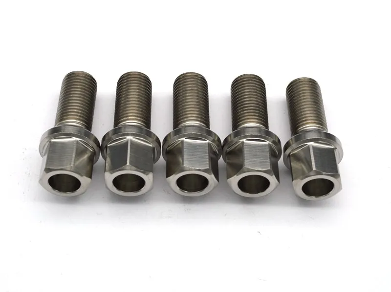 Gr5 Titanium Wheel Bolt M14*1.25/1.5*28mm - Buy Gr5 Titanium Wheel ...