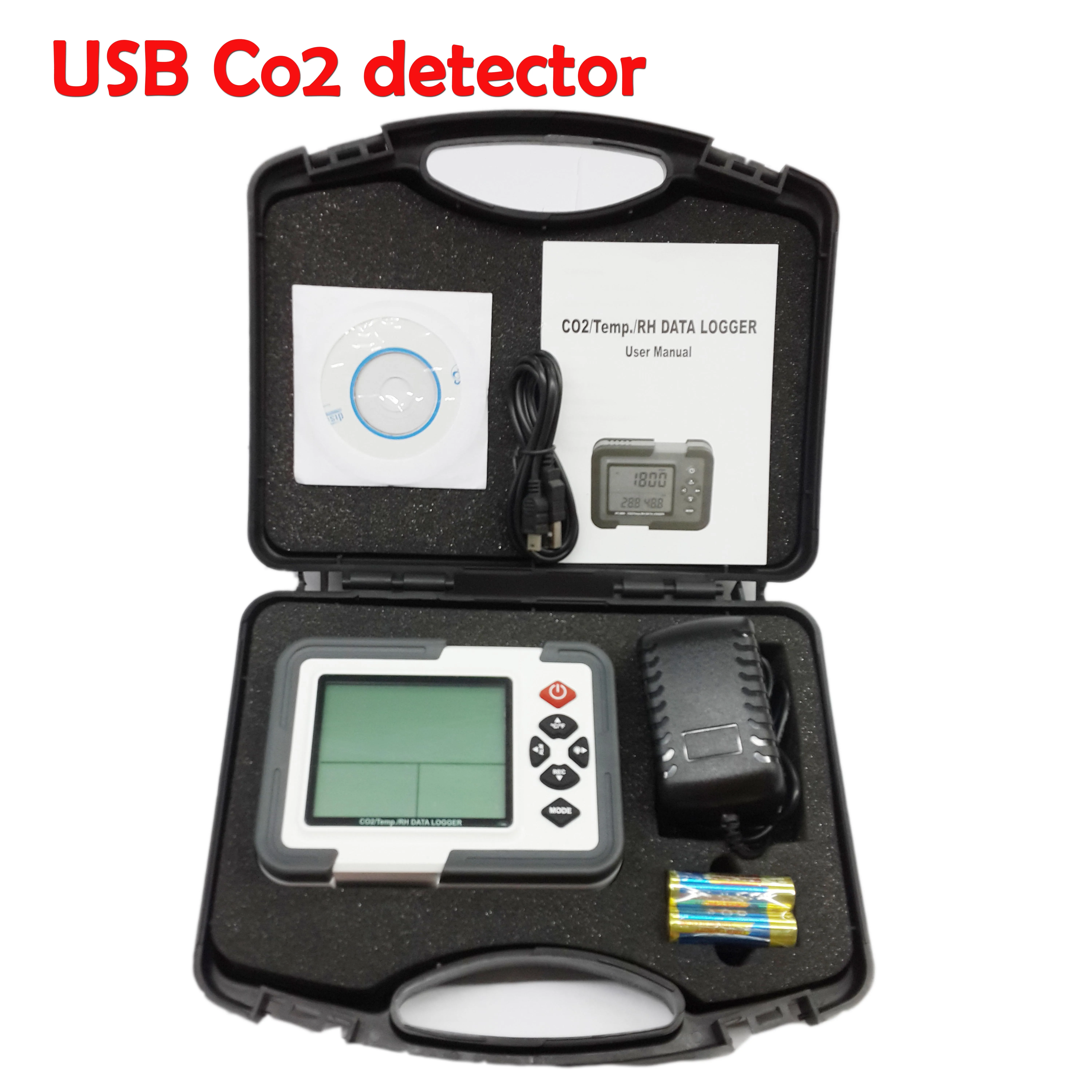 2016 New Usb Co2 Monitor Lcd Exhaust Gas Analyzer Co2 Detector With ...