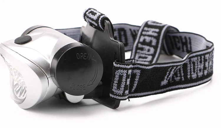 High Power Hoofdlamp Aaa Battery 8 Led Headlight 60lm 4 Mode Led ...