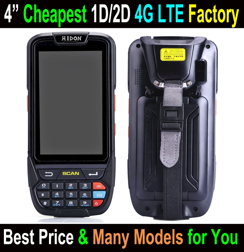 Hot Sale 4 Inch Handheld Terminal With Barcode Scanner Android 5.1 ...