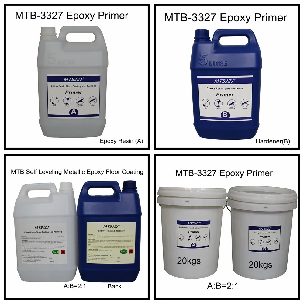 Self Leveling Liquid Epoxy Primer For Conrete Floor Coatings - Buy ...