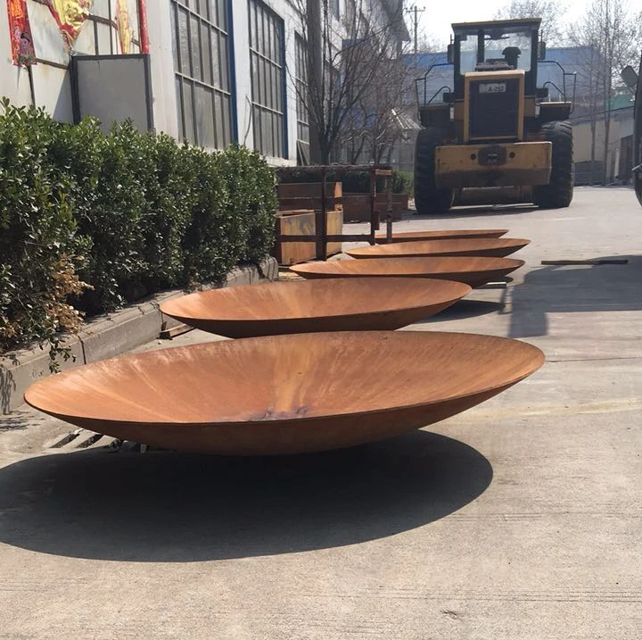 80cm Corten Steel Metal Fire Pit and Water Bowl| Alibaba.com