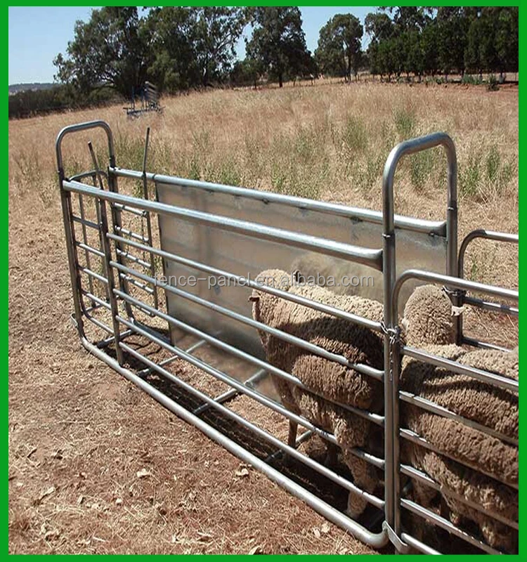 Adjustable Galbanized Cattle Loading Ramp With Sliding Gates - Buy ...