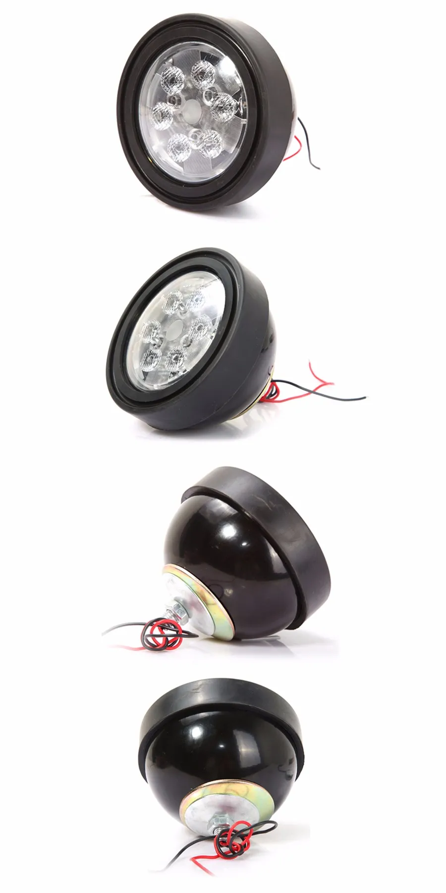 Round Waterproof 18w Led Tractor Working Lights For Tractor With Pu ...