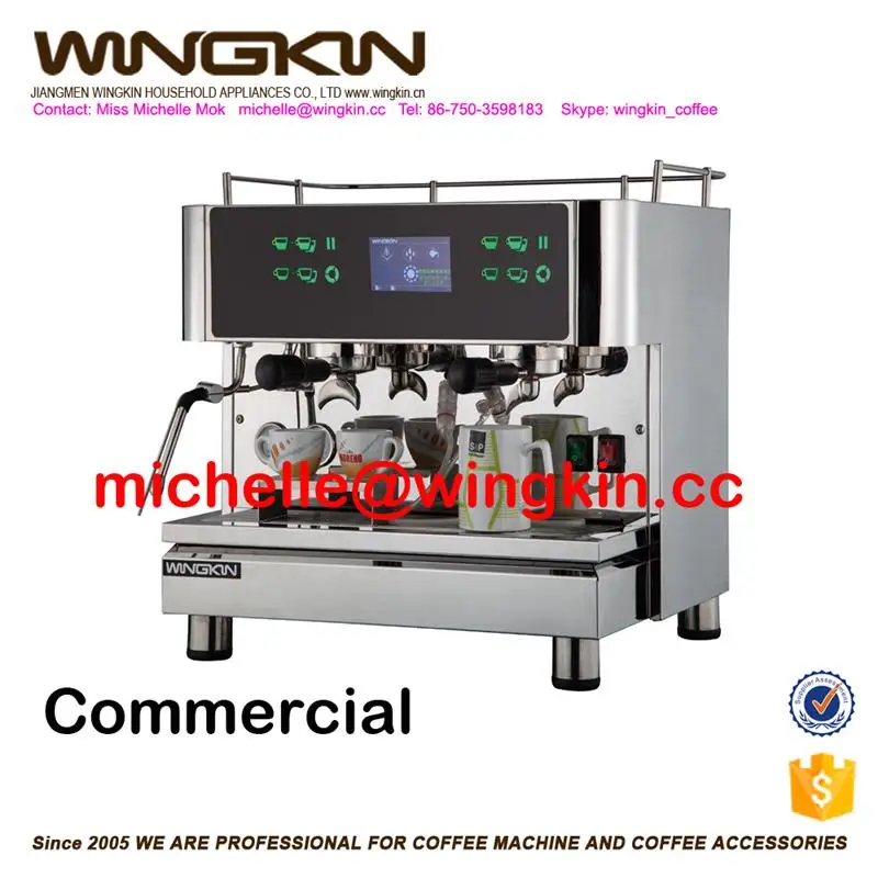 Two Heads Commercial Coffee Machine/resturant &hotel Use - Buy ...