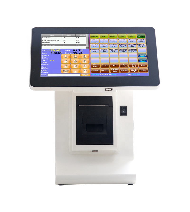 Factory Pos 10" Touch Screen Pos System Price with Barcode Scanner