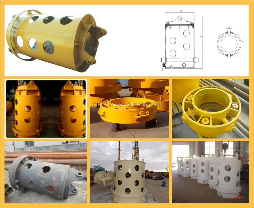 High Quality double and single wall Casing for foundation construction ...