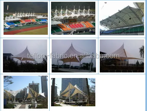 Ptfe Permanent Architecture Membrane,Teflon Roofing Material,Teflon ...