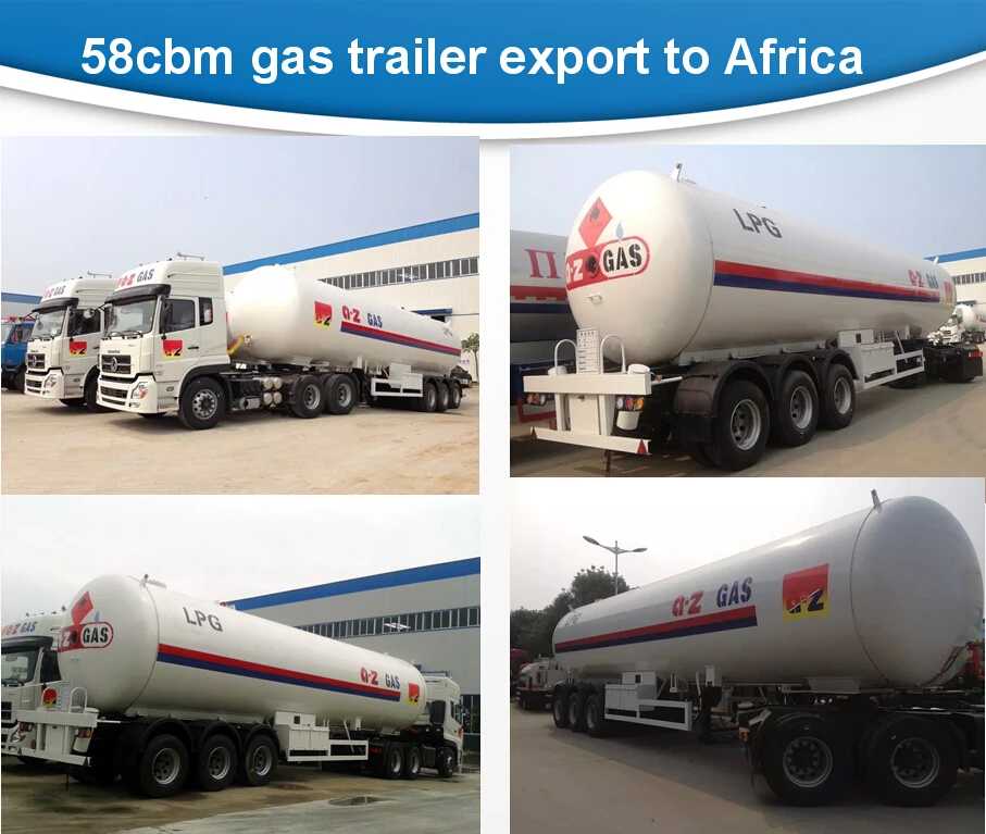 High Pressure Lpg Gas Cylinders Tanker Trailer 56000liters 14560 Gallon ...