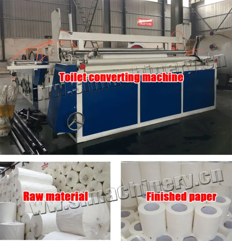 1 TON/DAY Small Scale Toilet Tissue Paper Making Machine