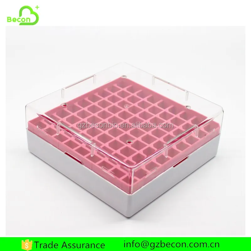 Lab Supplies 49 Holes 10ml 15ml Cryo Vial Freezing Paper Storage Box ...
