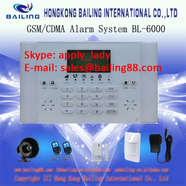 Professional Home Alarm Rohs With Ce,Rohs,Fcc Certificates-bl6000 - Buy ...